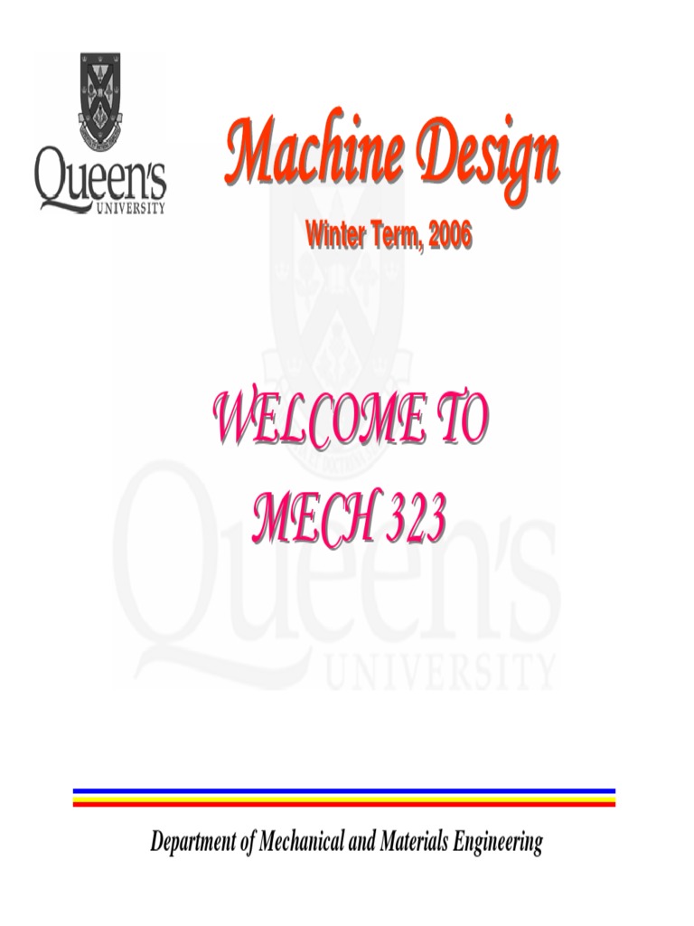 Machine Design | PDF | Gear | Machines