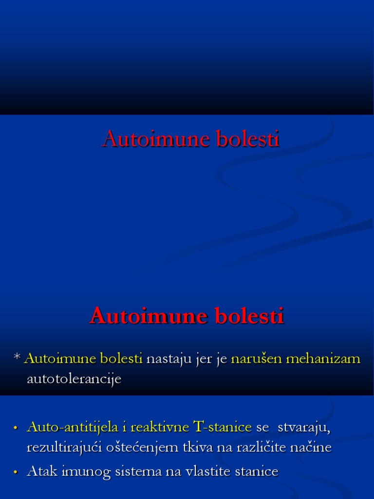 Autoimune Bolesti | PDF