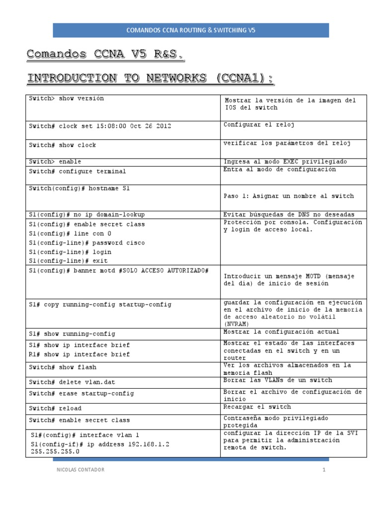 Comandos CCNA 1 y 2 V5 RS.pdf | Ip Address | Router (Computing)