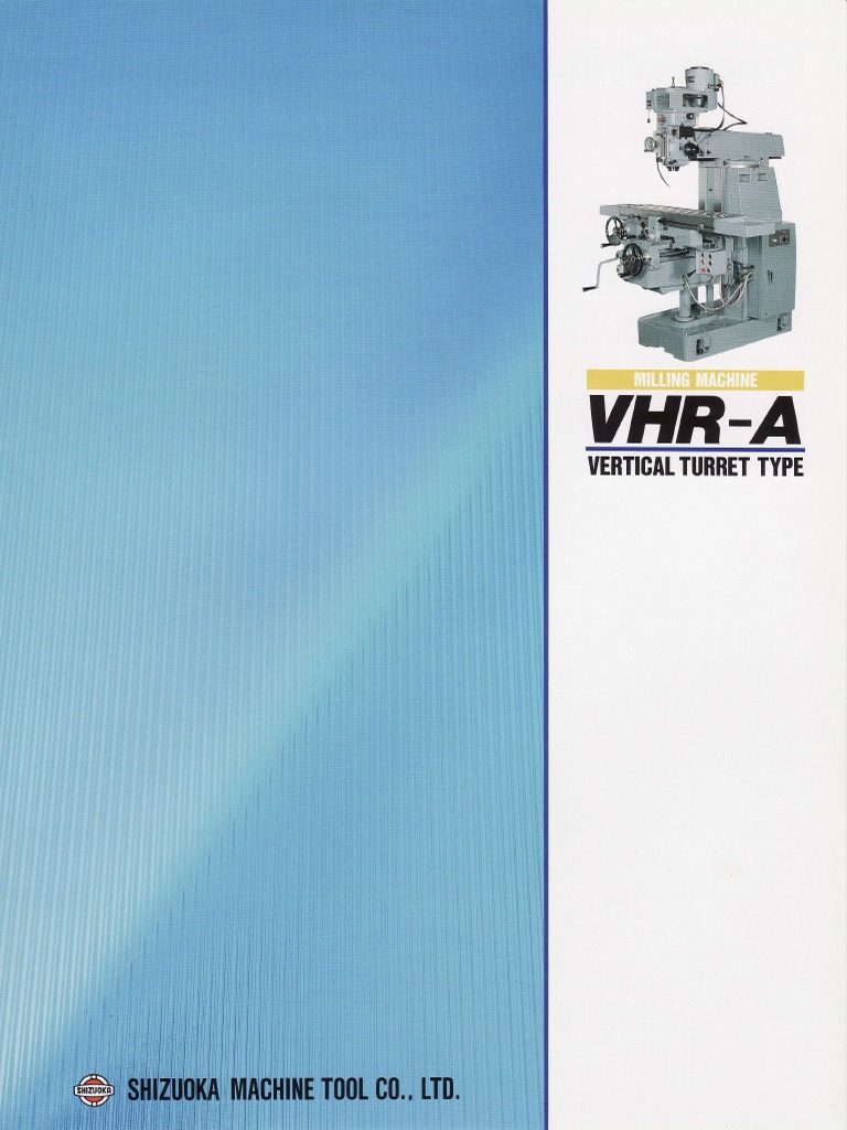 VHR-A-02 Fresadora Vertical Rayjo | Download Free PDF | Machines ...