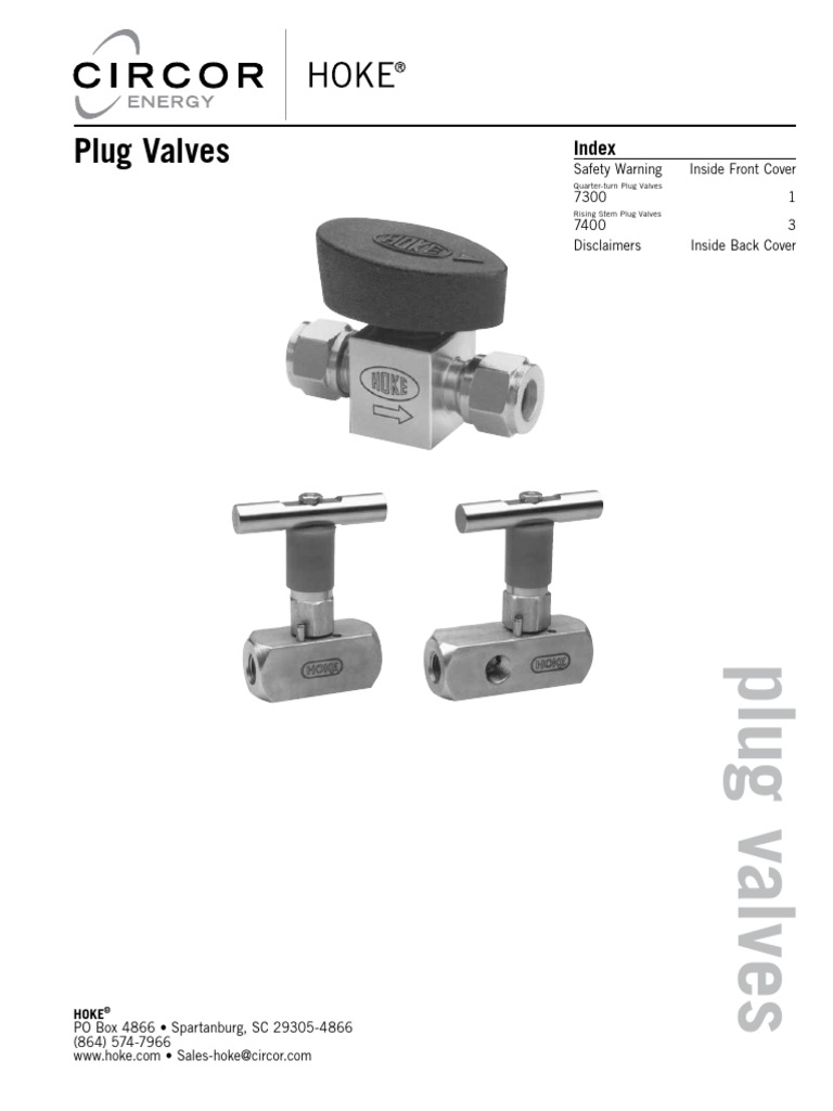 Catalog 79027SPA HOKE-7C-Series-Valve Spanish Europe 081313 | Download ...