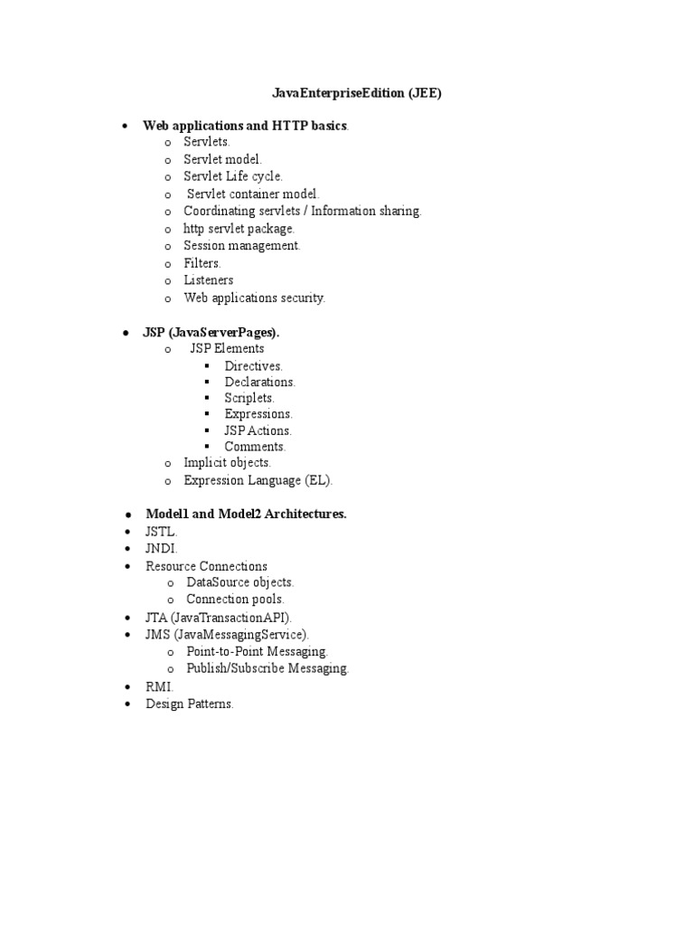 J2EE | PDF | Java Enterprise Platform | Information Technology