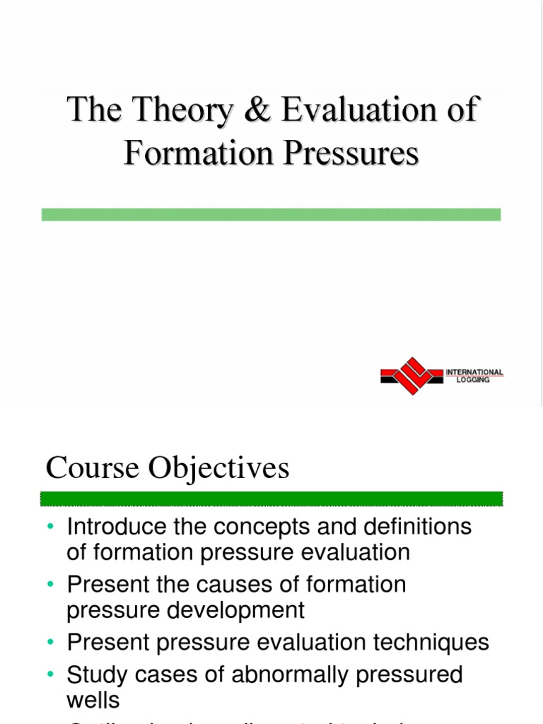 Geology The Theory & Evaluation of Formation Pressures | PDF | Osmosis ...
