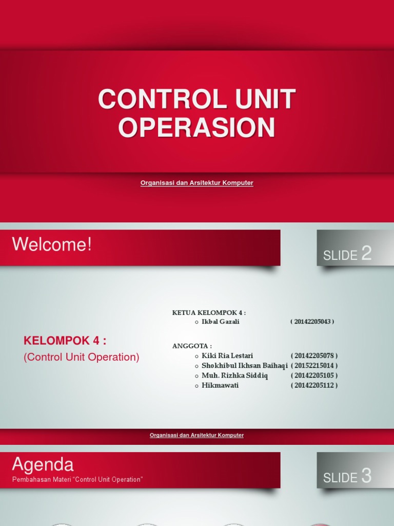 Operasi Unit Kontrol | PDF