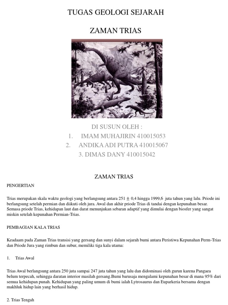 Zaman Trias | PDF