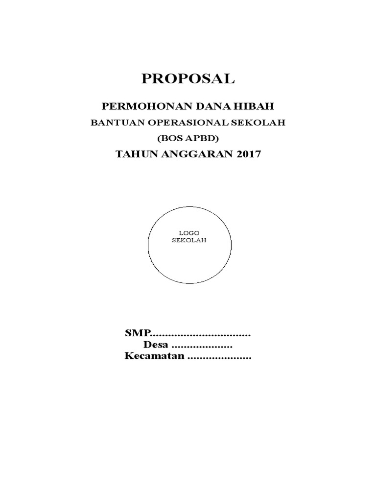 Contoh Proposal Bos Swasta 20171 | PDF