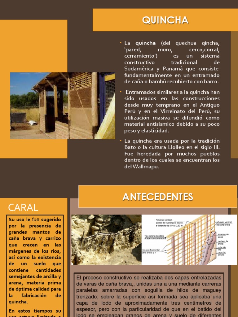 Sistema Constructivo de Quincha | PDF | Fundación (Ingeniería ...