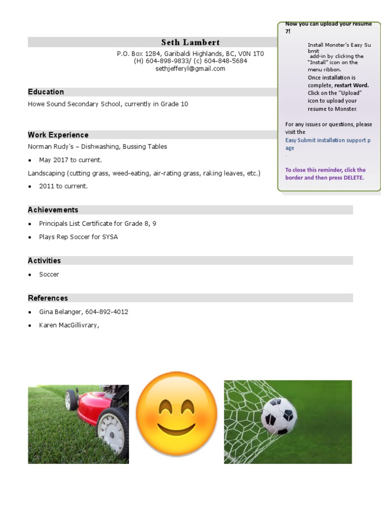 Seth Resume 2016 | PDF | Schools | Further Education