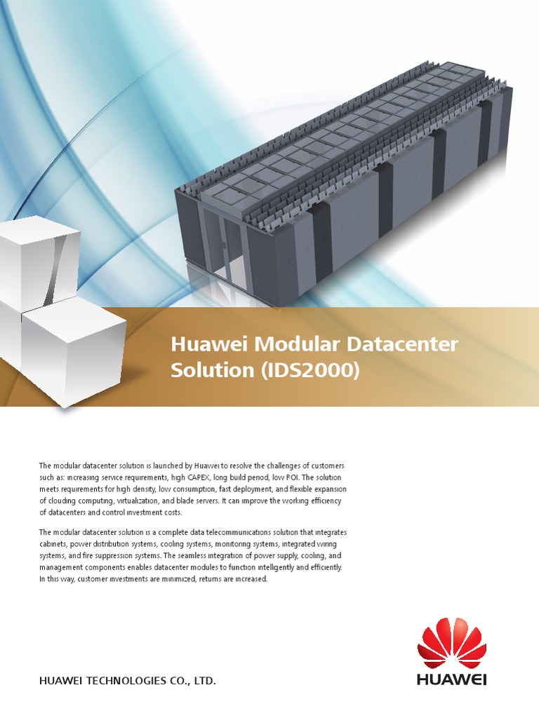 Huawei Modular Datacenter Solution (IDS2000) : Huawei Technologies Co ...