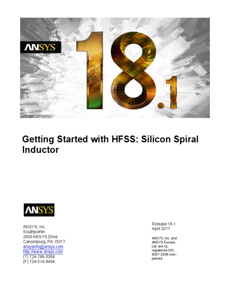 HFSS Spiral Inductor | PDF | License | Trademark