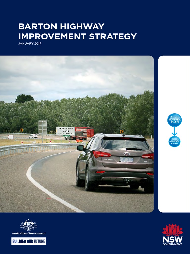 Barton Highway Corridor Strategy Jan 2017 | PDF | Highway | Traffic