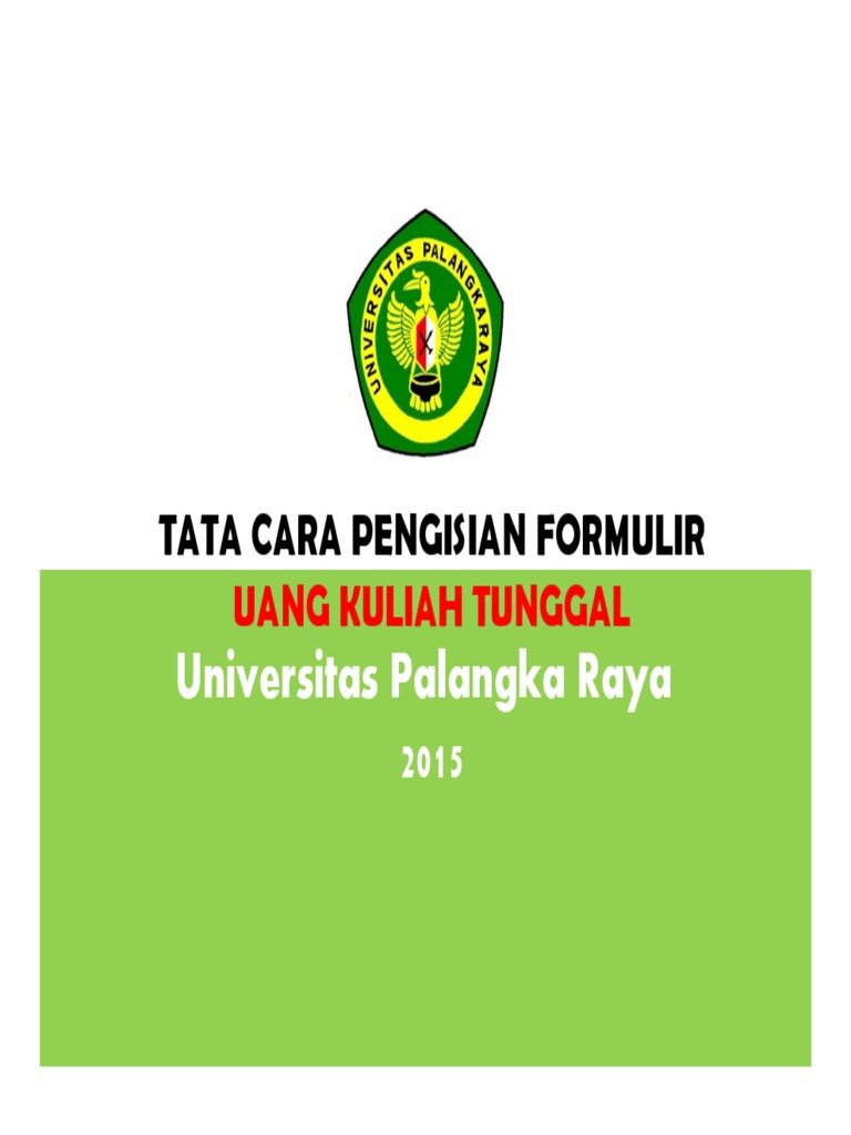 Panduan Formulir UKT UPR | PDF | Bisnis | Komputer
