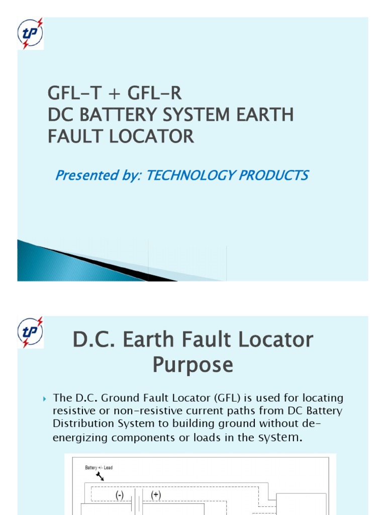 DC Ground Fault Locator Overview | PDF | Direct Current | Alternating ...