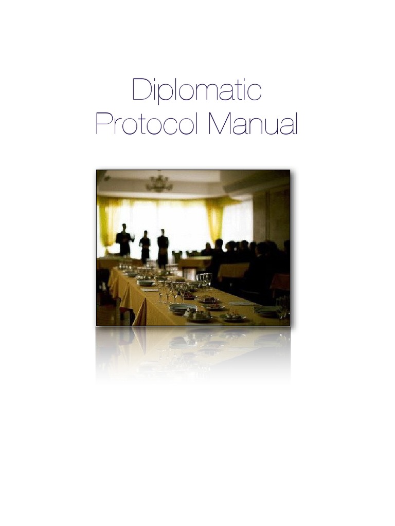 9.-Diplomatic-Protocol-Manual.pdf | Etiquette | Diplomacy