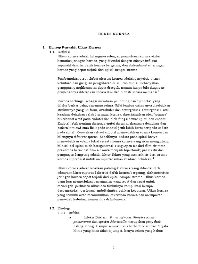 LP Ulkus Kornea | PDF