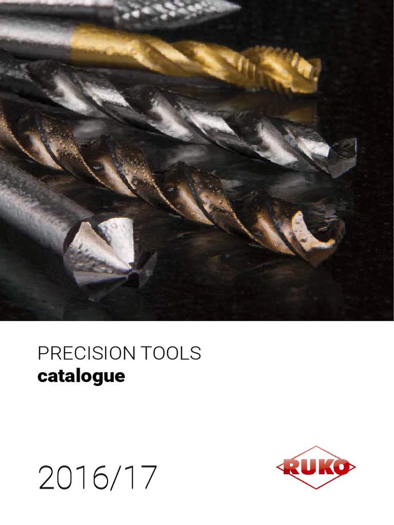 RUKO Catalogue 2016-Kierukkaporat | PDF | Drilling | Drill