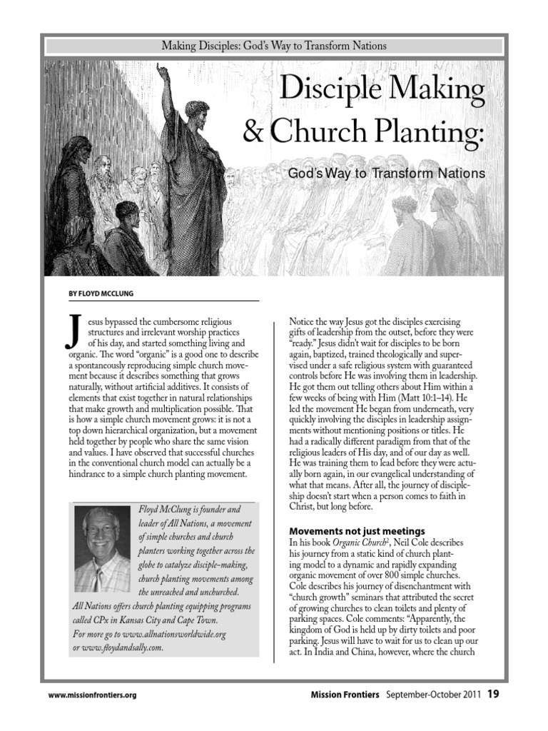 Disciple Making & Church Planting | PDF | Disciple (Christianity) | Jesus