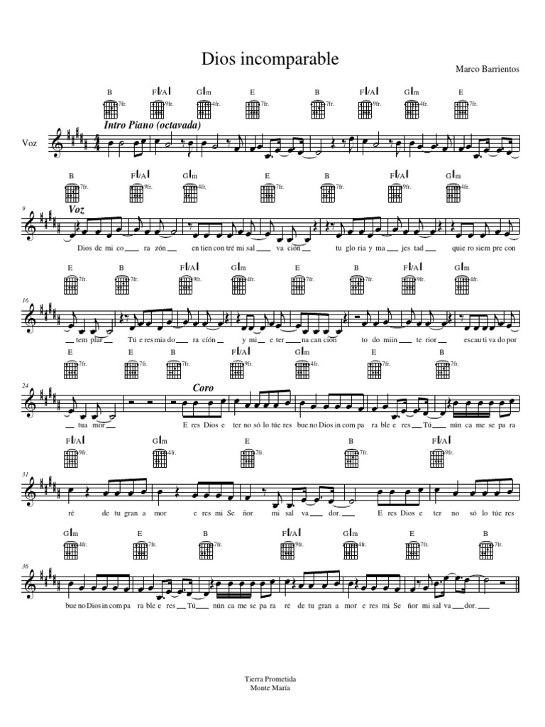 Dios Incomparable PDF | PDF