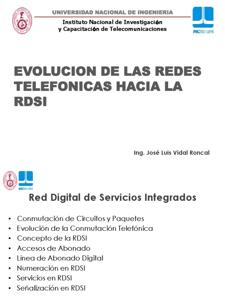 Evolución Del RDSI | PDF | Señalización (Telecomunicaciones) | Red de ...