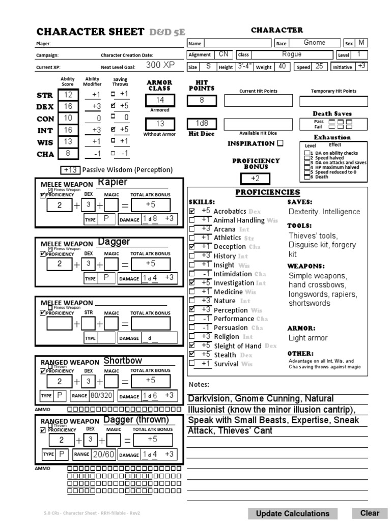 Gnome Rogue | Gaming | Role Playing Games