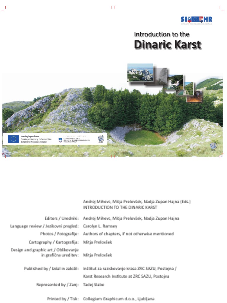 Introduction The Dinaric Karst | PDF | Sedimentary Basin | Glacier