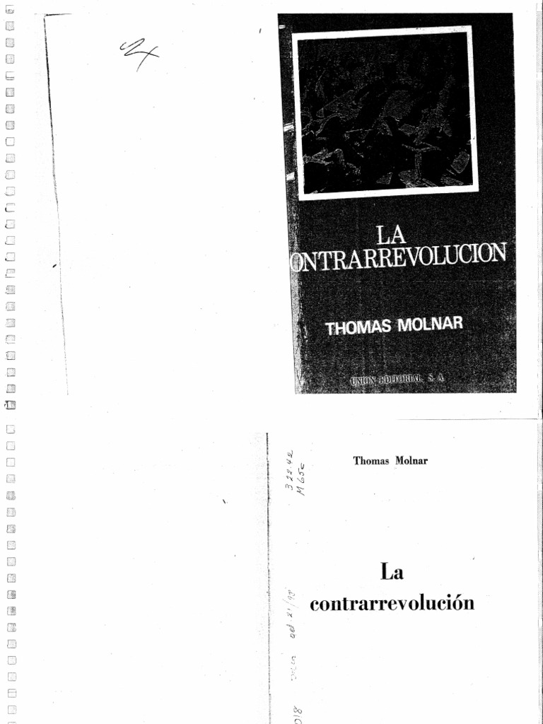La Contrarrevolucion - Thomas Molnar | PDF