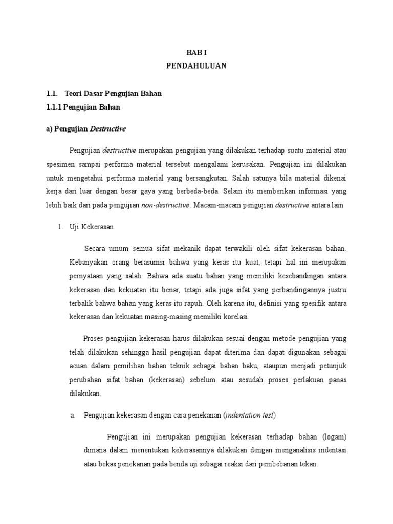 Pengujian Bahan | PDF