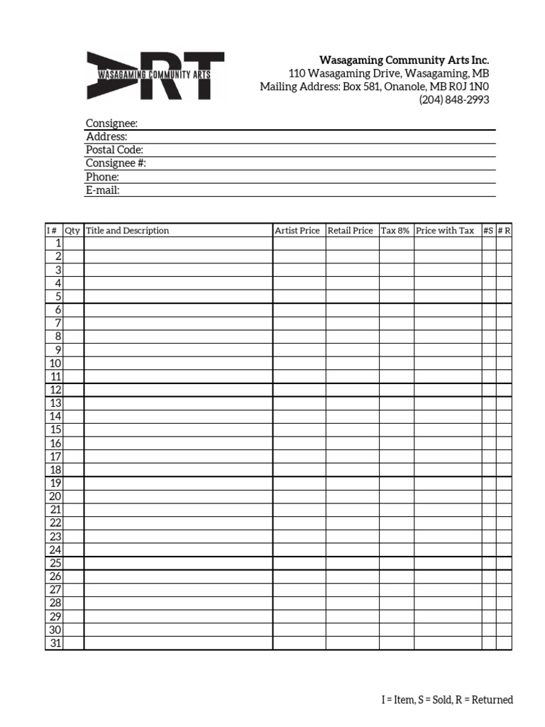 2017 Artist Inventory | PDF