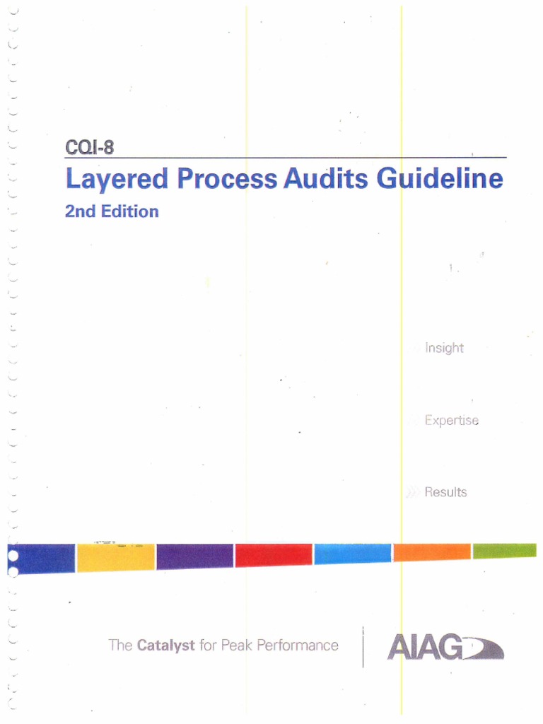 CQI-8 Layered Process Audit 2nd Edition