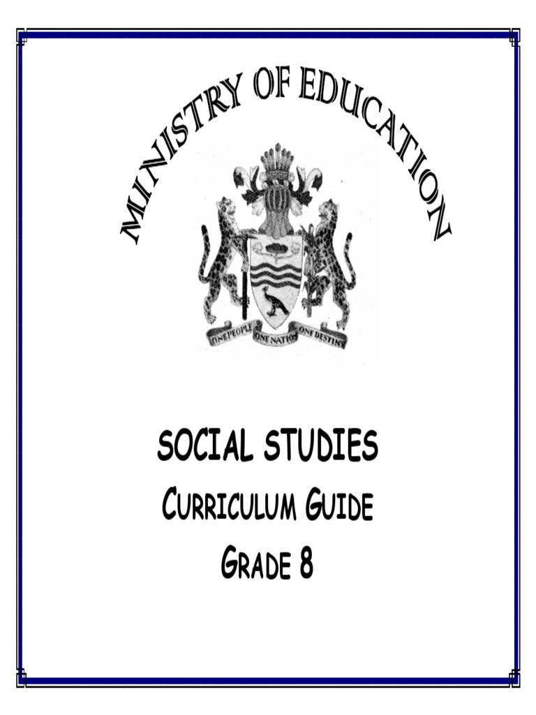 Level 8-Social Studies | PDF | Curriculum | Norm (Social)