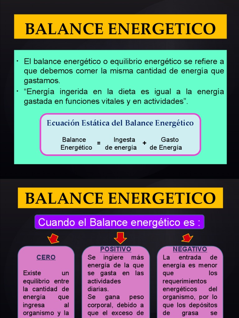 Balance Energetico Nutri | PDF | Estilo de vida