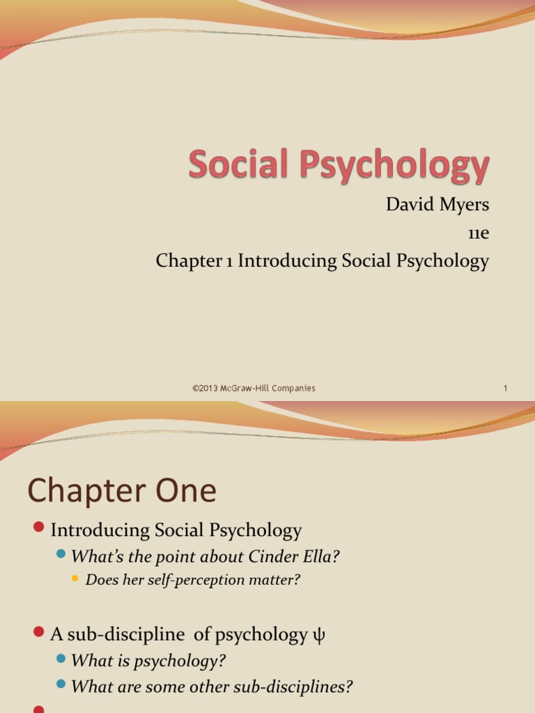 Chapter 1 Power Point | PDF | Social Psychology | Experiment