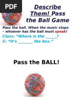 Pass The Ball Game Fun | PDF