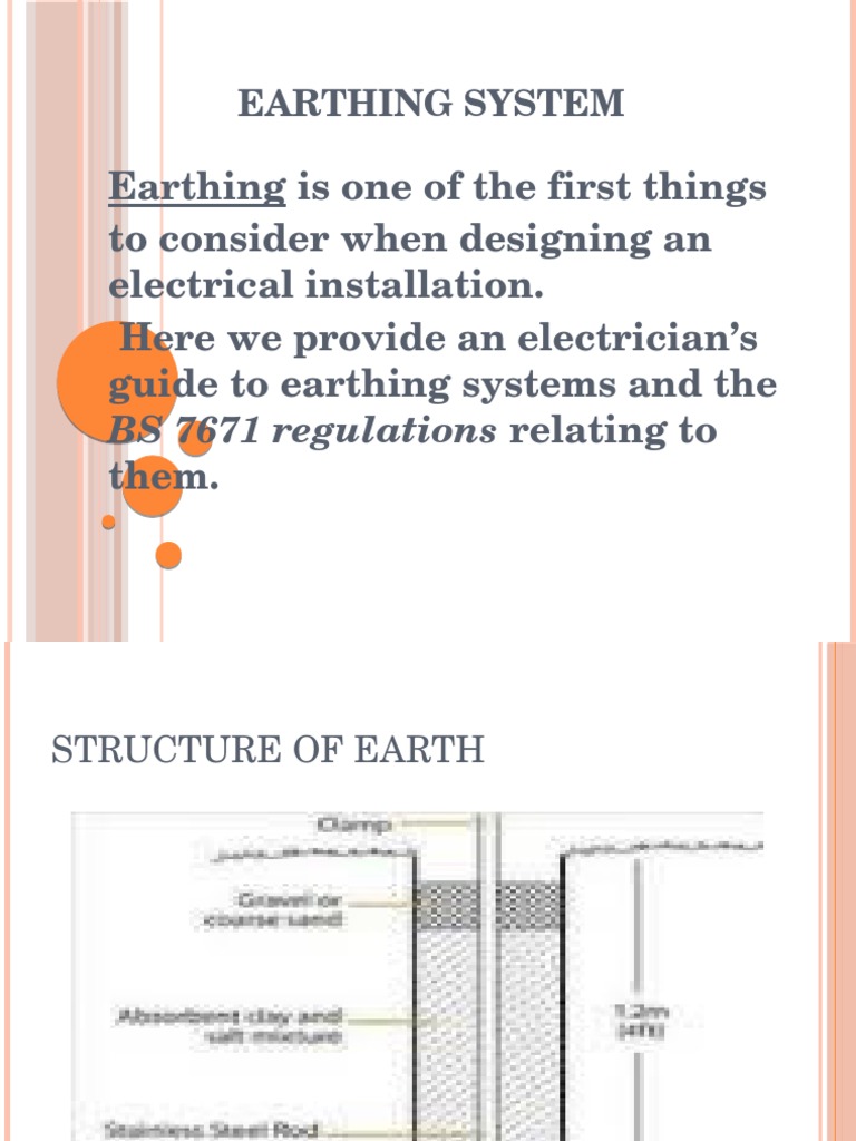 Earthing System | PDF | Electrical Components | Components