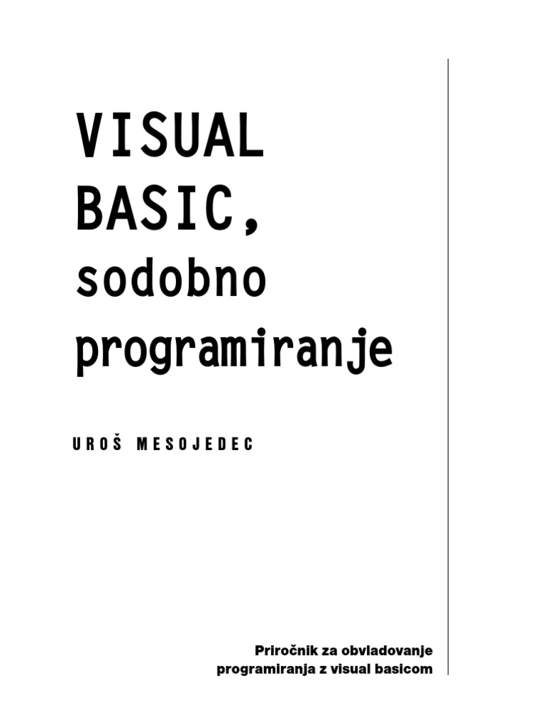 Visual Basic Pdf