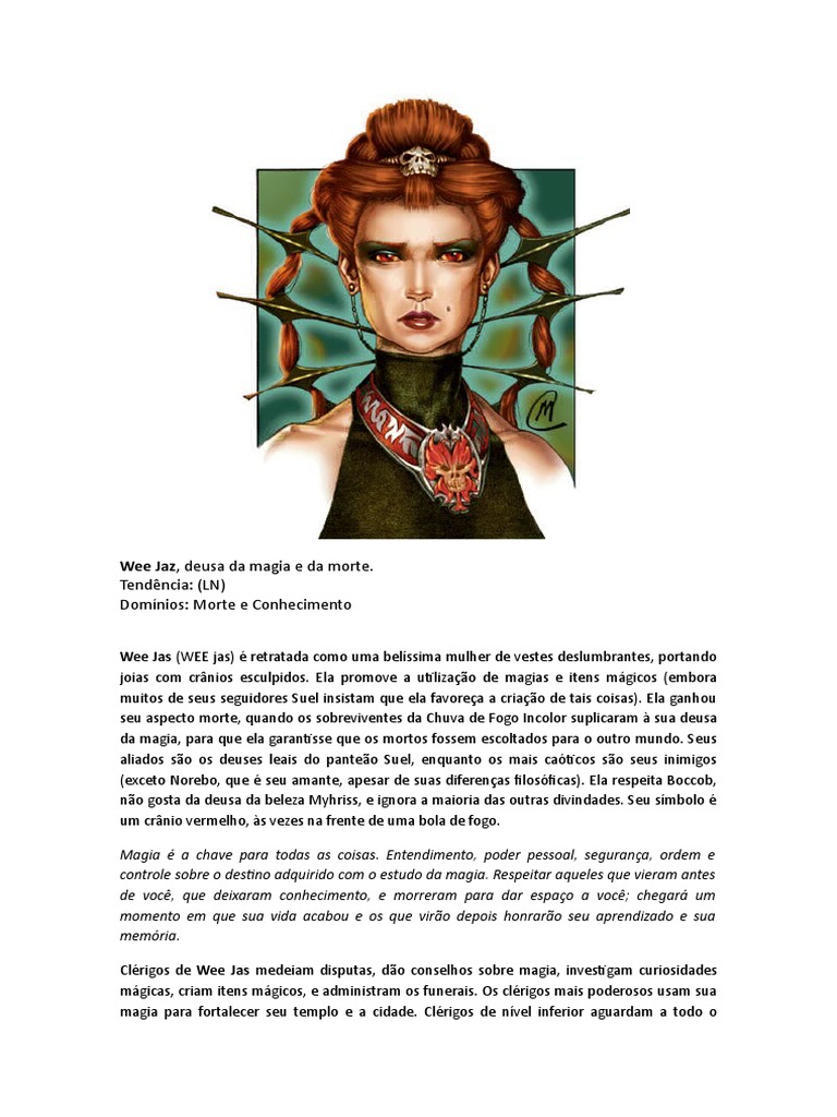 Wee Jas, a deusa da magia e da morte | PDF | Religião e crença