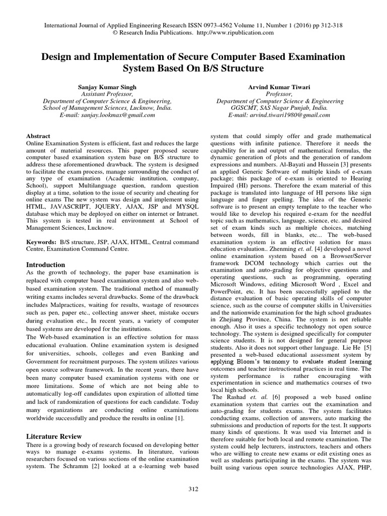Computer Based System | PDF | Standardized Tests | Test (Assessment)