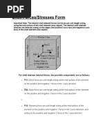 Shell Element Internal Forces Stresses Output Convention PDF | PDF ...