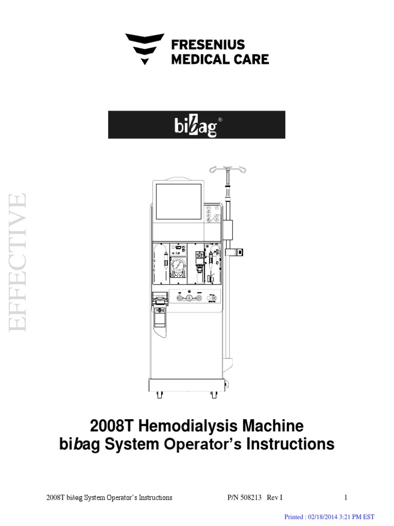 BiBag operacao | Hemodialysis | Dialysis