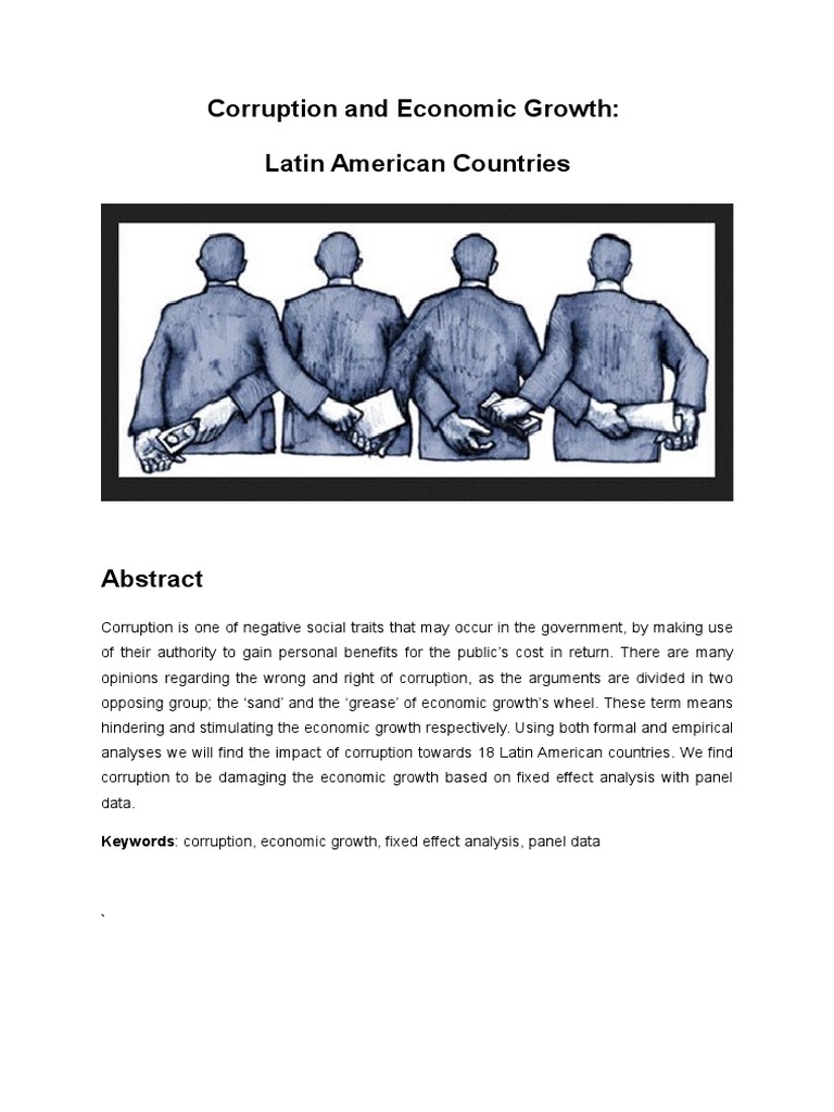 Corruption and Economic Growth Deeziz | PDF | Economic Growth | Corruption