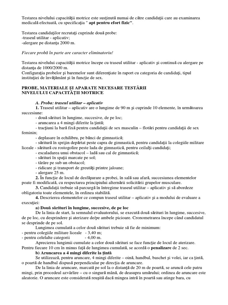 Probe Sportive Mapn PDF | PDF