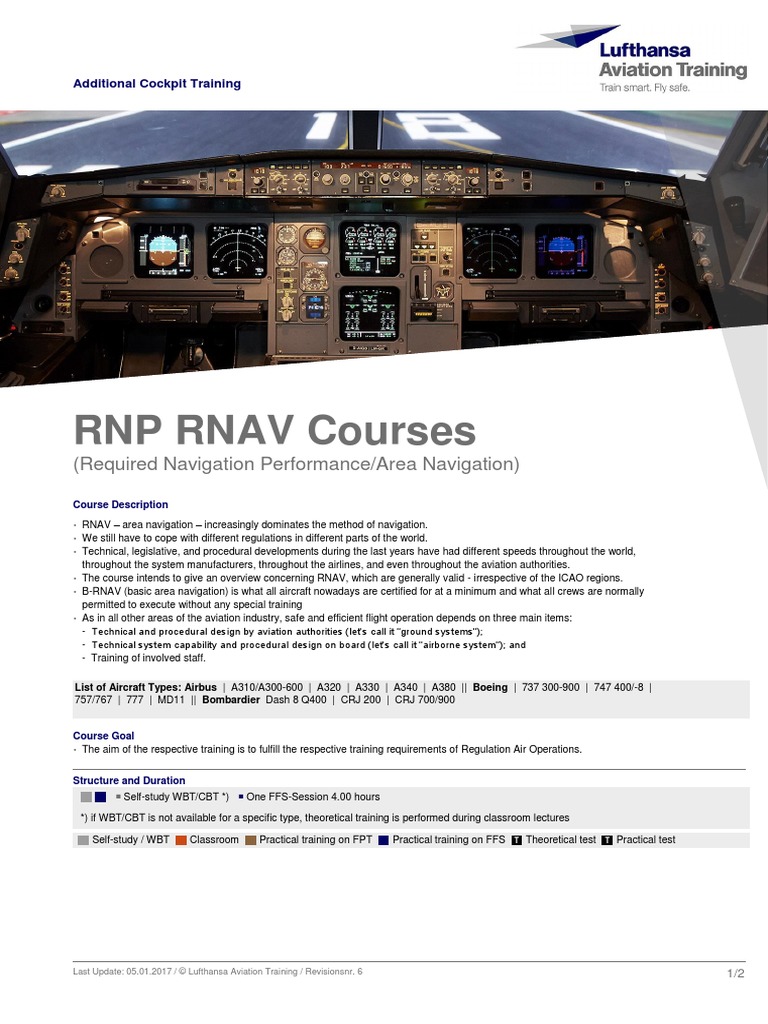 Required Navigation Performance Area Navigation LFT | PDF | Aeronautics ...