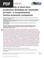 Production of Hydroprocessed Esters and Fatty Acids (HEFA ...