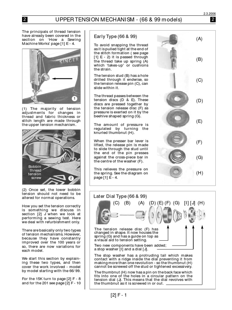 Singer Sewing Machine Tension Guide | PDF | Screw | Sewing Machine