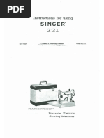 Huskystar 219 224 Manual en | PDF | Sewing Machine | Seam (Sewing)