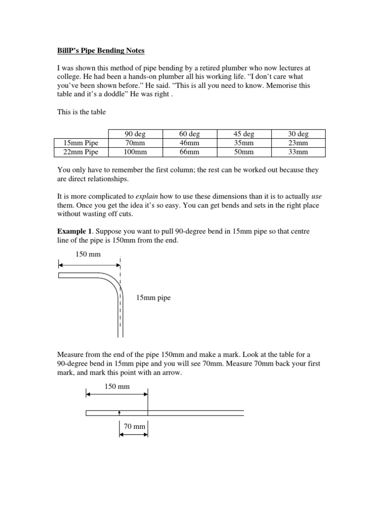 Pipe Bending | PDF | Geometry | Space