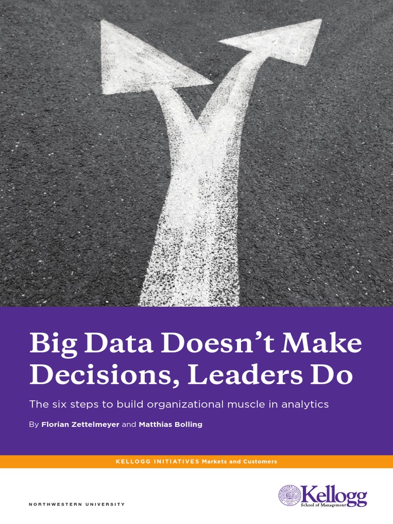 Six Steps to Building Organizational Muscle in Analytics: Guiding ...