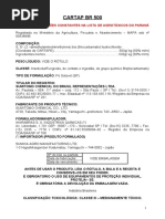 Marshal 200 SC - Bula | PDF | Embalagem e rotulagem | Inseticida