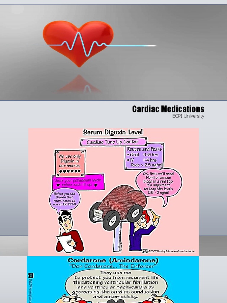 An Overview of Key Cardiac Medications and Treatment Strategies with a ...