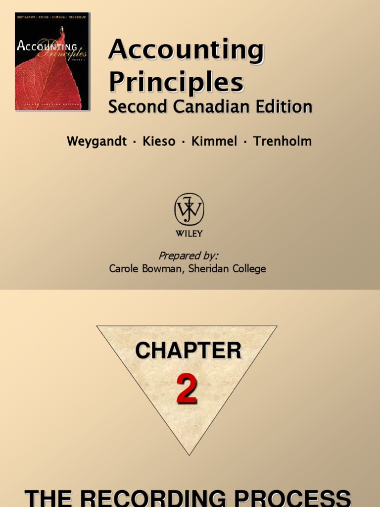 Chapter 2 - The Recording Process | PDF | Debits And Credits ...